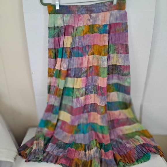 Phool | Skirts | Vintage Phool India Size L Midi Broomstick Skirt ...